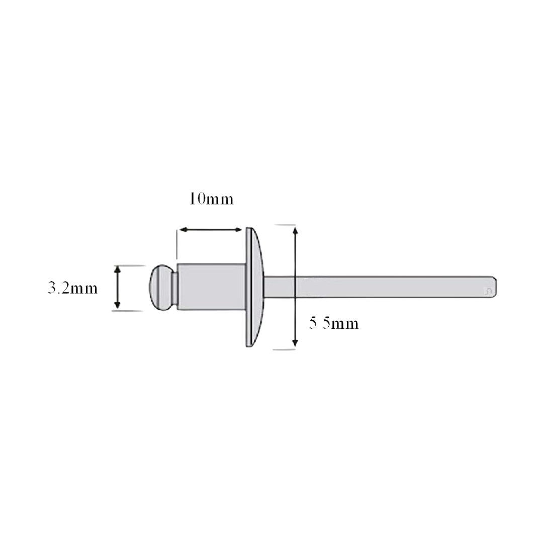 Pop Rivets 3.2x10 – Car Glass Tools